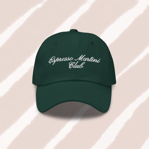Espresso Martini Club Embroidered Dad Hat, Espresso Martini Lover Gift ...