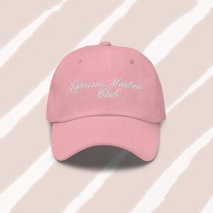 Espresso Martini Club Embroidered Dad Hat, Espresso Martini Lover Gift ...