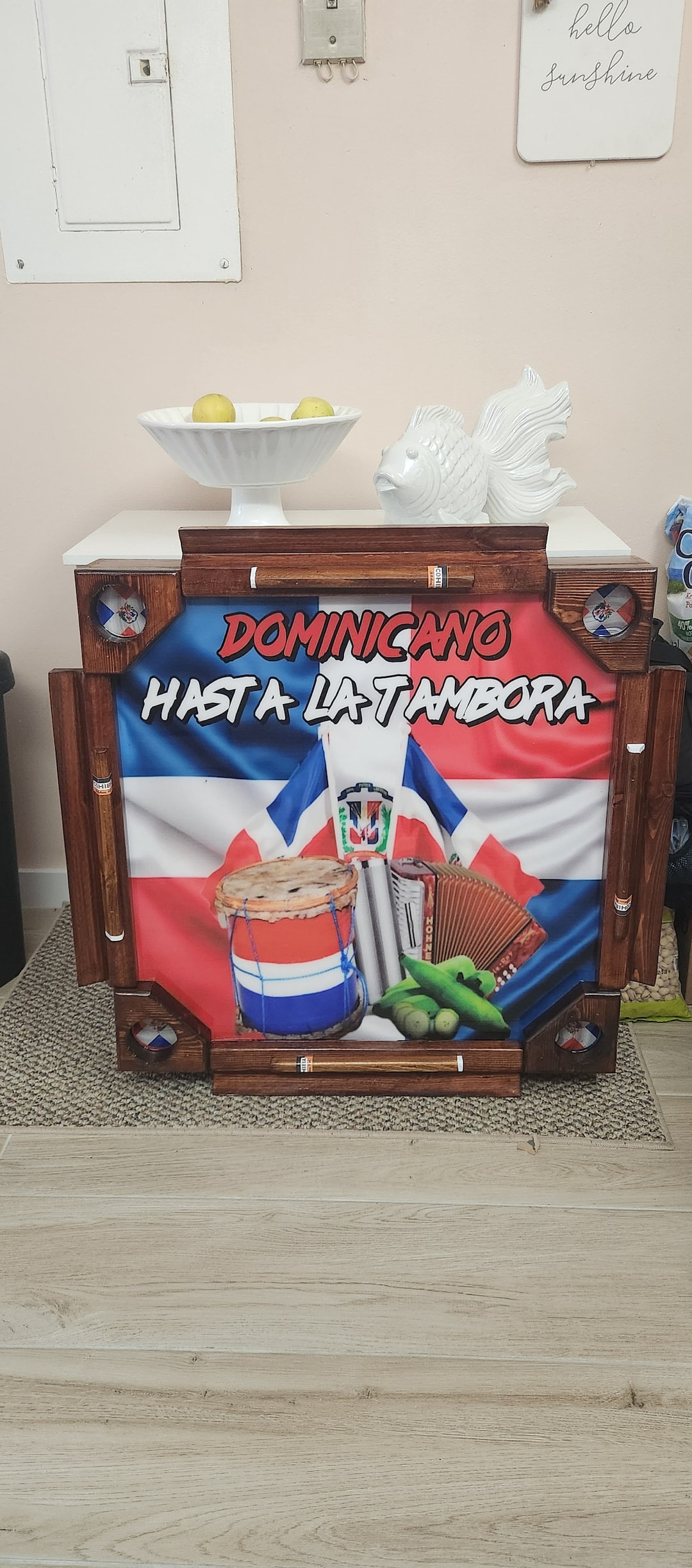 Dominicano Hasta La Tambora Handmade Domino Table: Dominican Pride ...