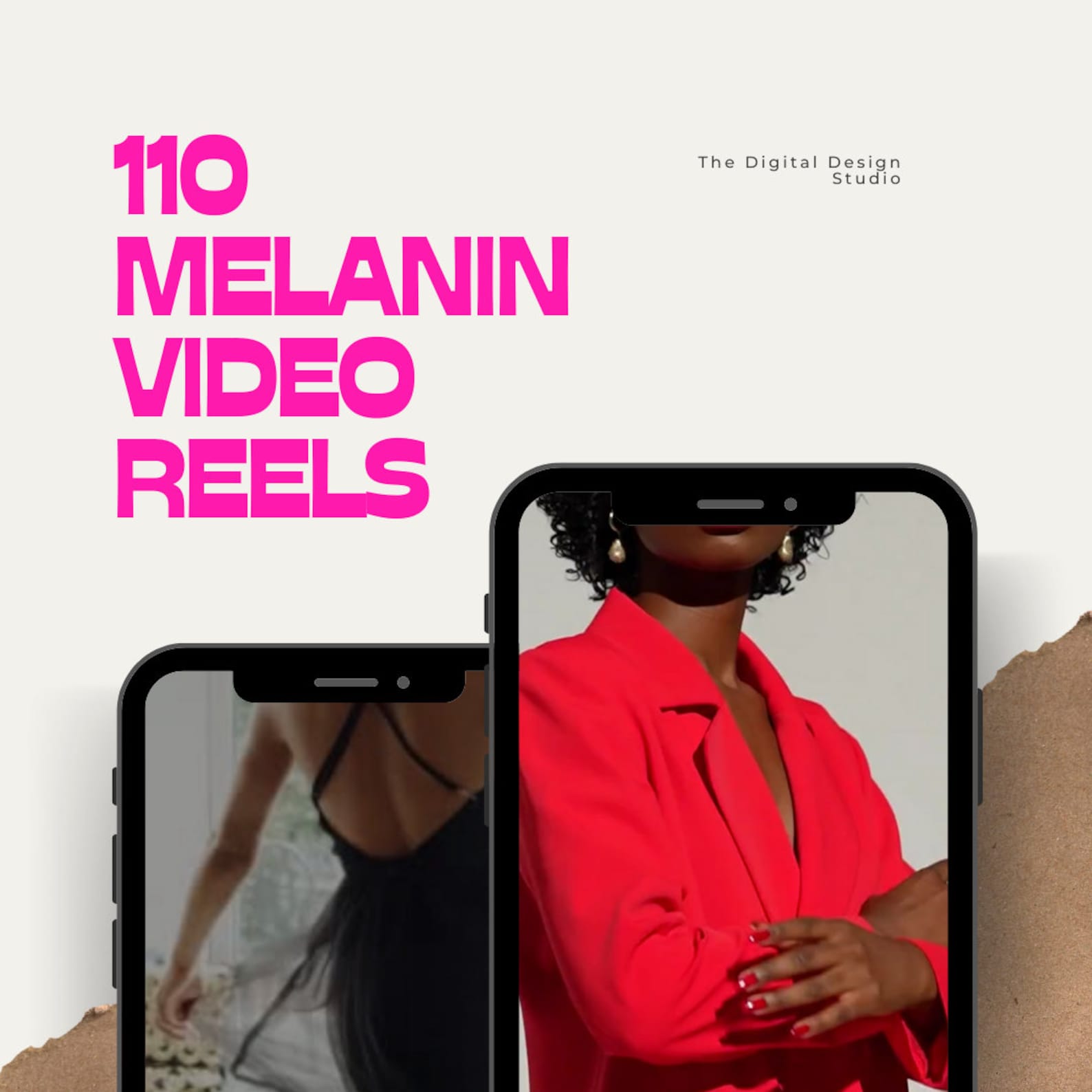 Bundle of 110 Faceless Melanin Women Stock Video Reels - Perfect for IG ...