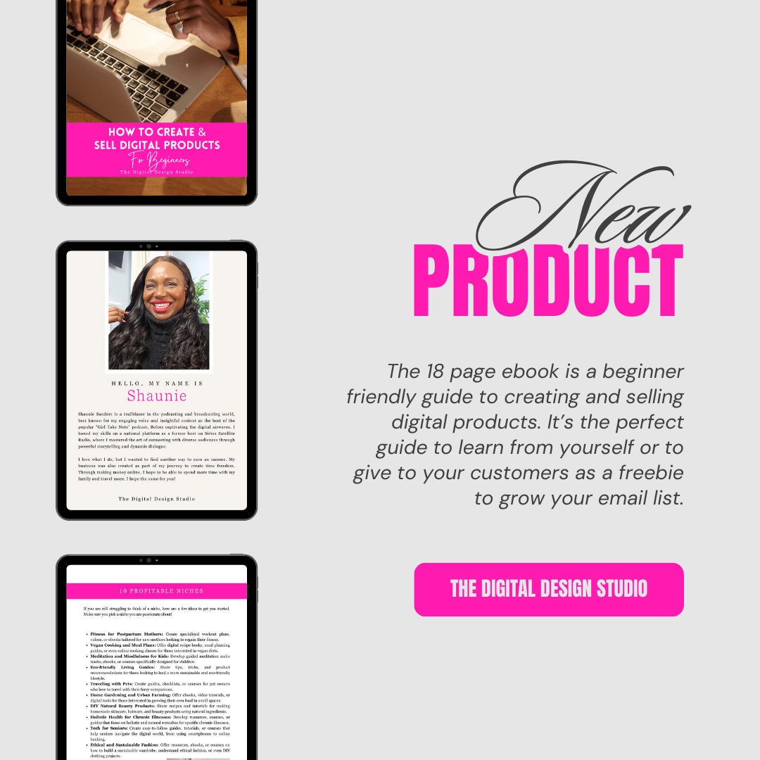 How to Create and Sell Digital Products Guide Digital Product Guide Canva Download Canva ...