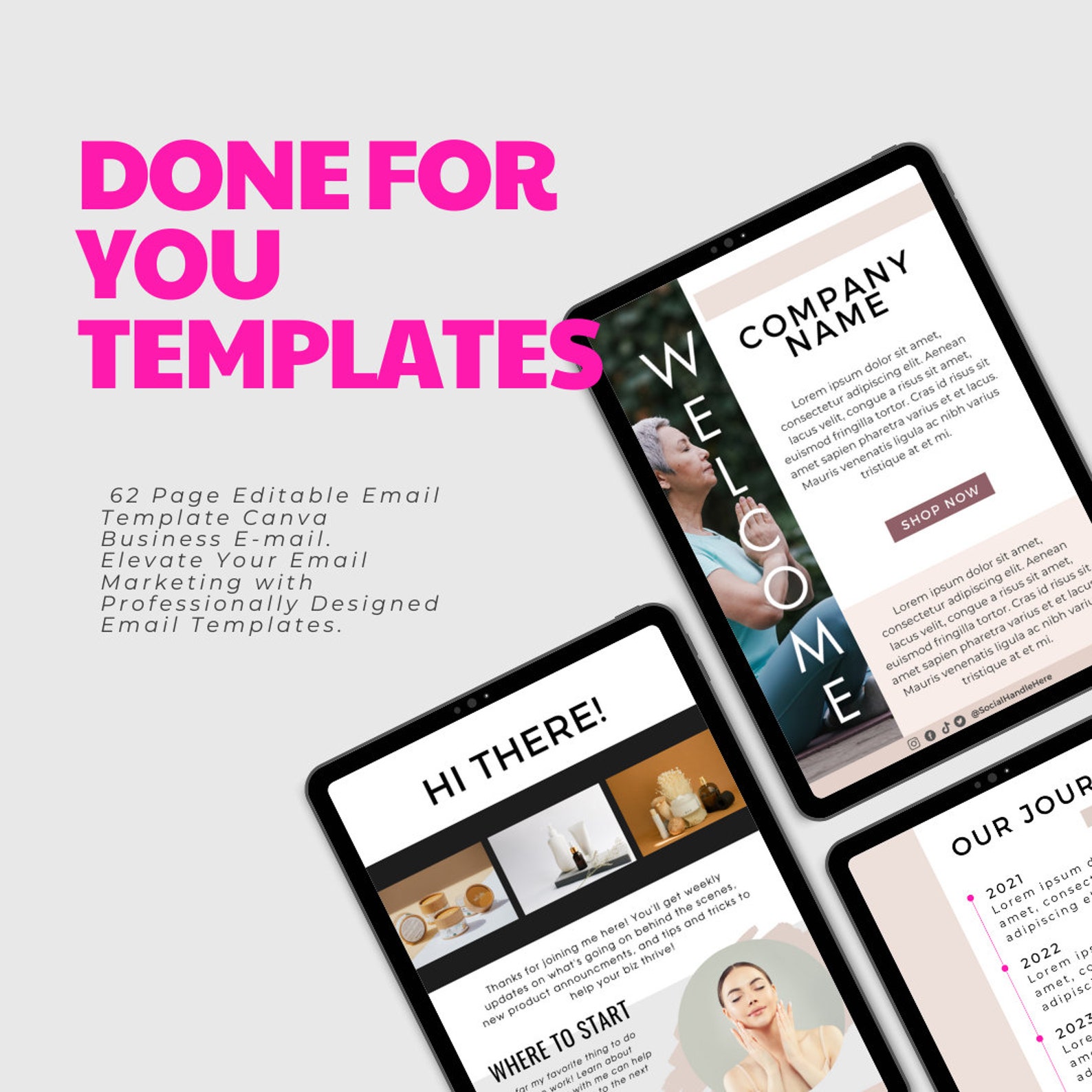 Editable Canva Email Newsletter Designs | Marketing Templates With ...