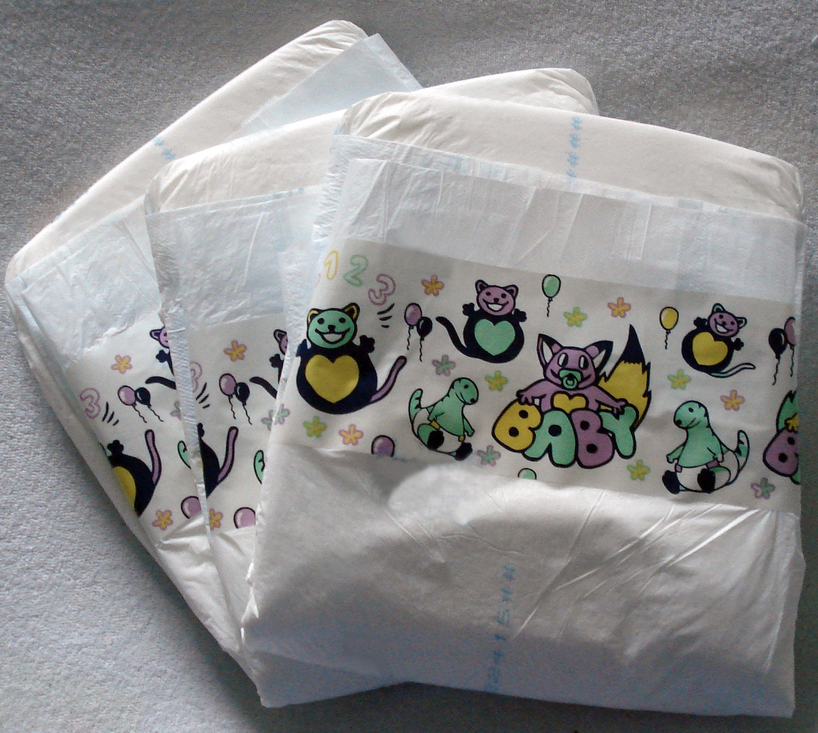 Hand Drawn ABDL Diapertape to Download, Print Out and Stick on Your Own ...