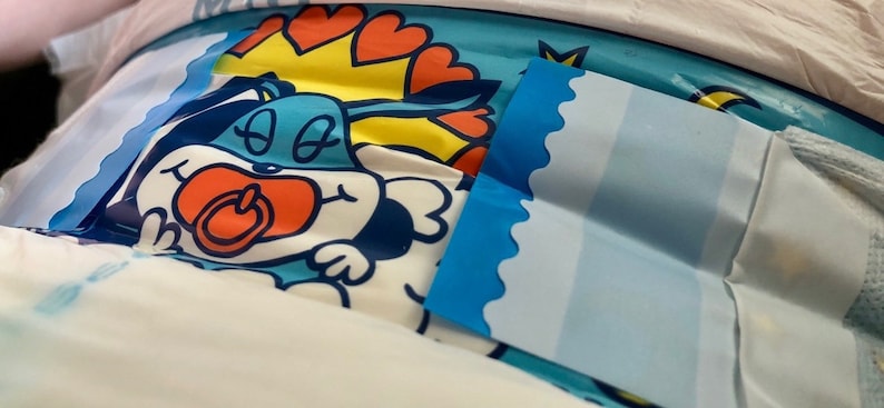 Hand Drawn ABDL Diapertape to Download, Print Out and Stick on Your Own ...