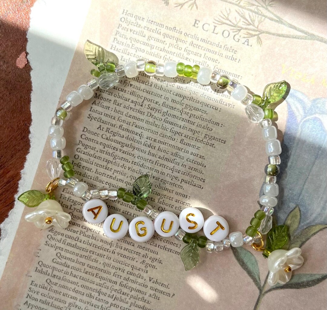 August Folklore Inspired Friendship Bracelet - Etsy