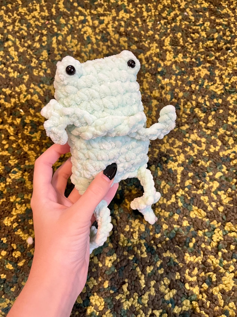 Leggy Frogs Crochet Plushie - Etsy