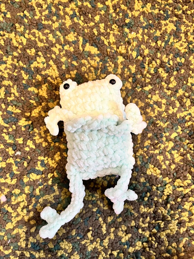 Leggy Frogs Crochet Plushie - Etsy