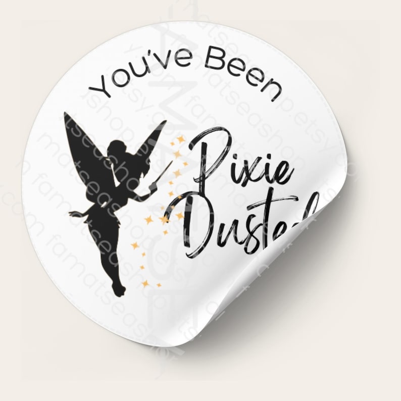 Pixie Dust Stickers Disney Cruise Printable | Fish Extender Gift Labels ...