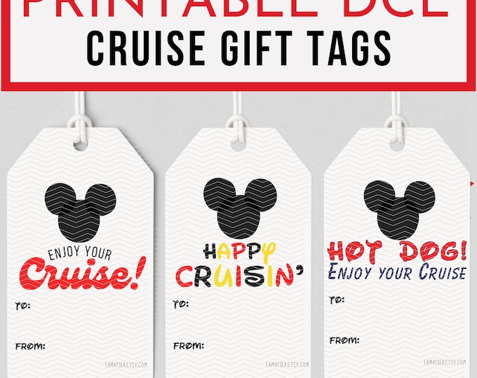 Fish Extender Tags, Disney Cruise, FE Tag, Fish Exchange Gift Tag ...