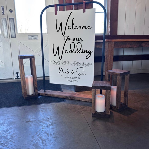 Wedding Sign Stand - Etsy