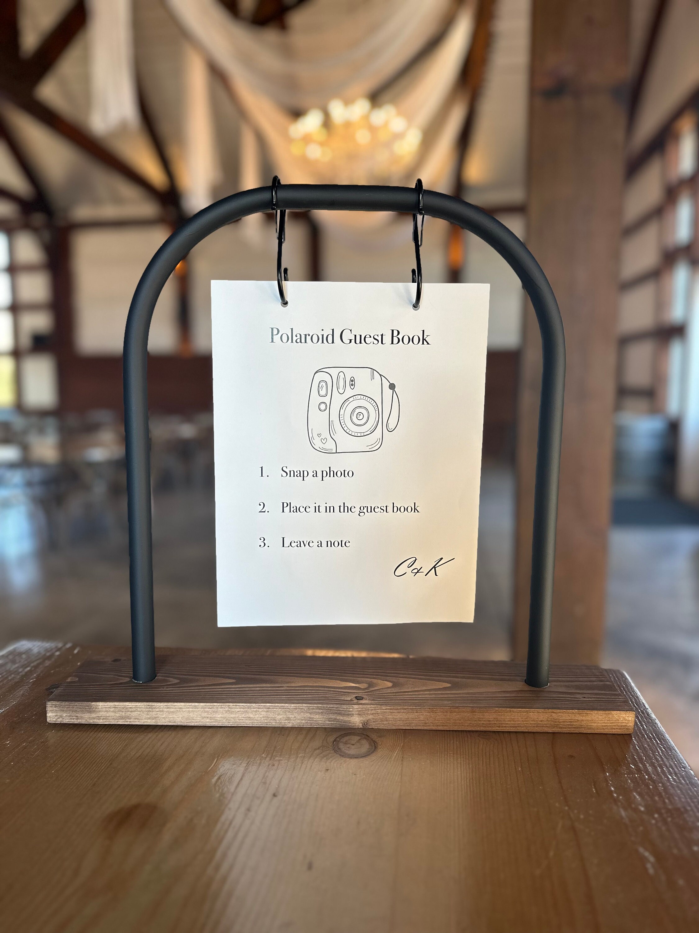 Table Sign/bar Menu Stand - Etsy