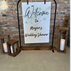 Welcome Sign Stand 4'x3'straps Included - Etsy