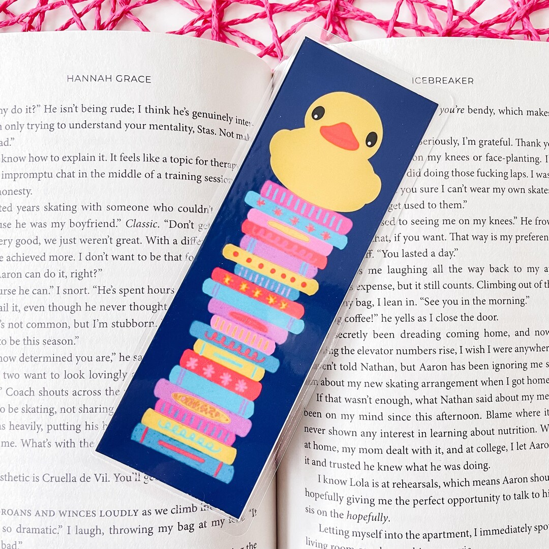 Rubber Duck Stack Book Mark - Etsy