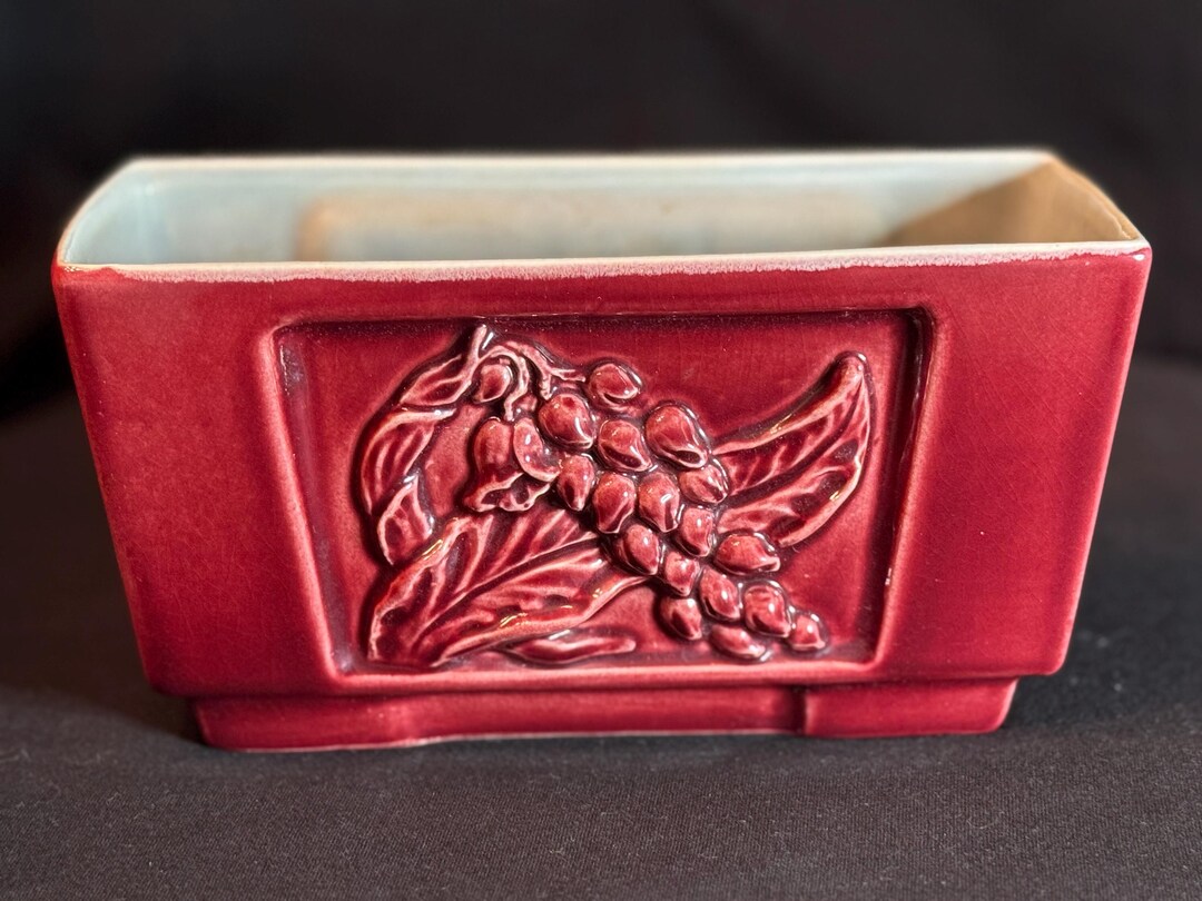 Red Wing Pottery Planter: Belle Kogan Tropicana "shell Ginger" Mid ...