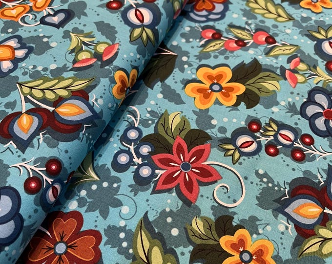 Indigenous Fabric Native Floral 3 100% Cotton - Etsy