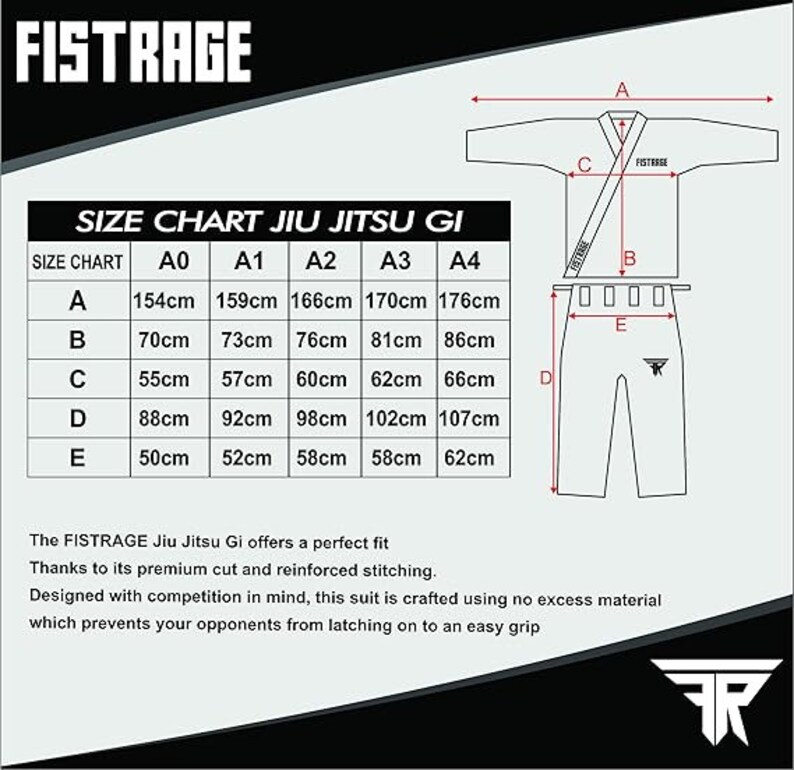 Jiu Jitsu Gi Patch BJJ Brazilian for Men & Women MMA Uniform With Belt ...