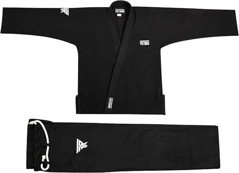 Jiu Jitsu Gi Patch BJJ Brazilian for Men & Women MMA Uniform With Belt ...