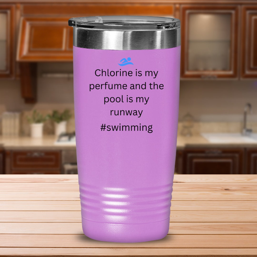 Swimming Tumbler, Swimmer Gift, Sports Tumbler, Water Sport Gift, Pool ...