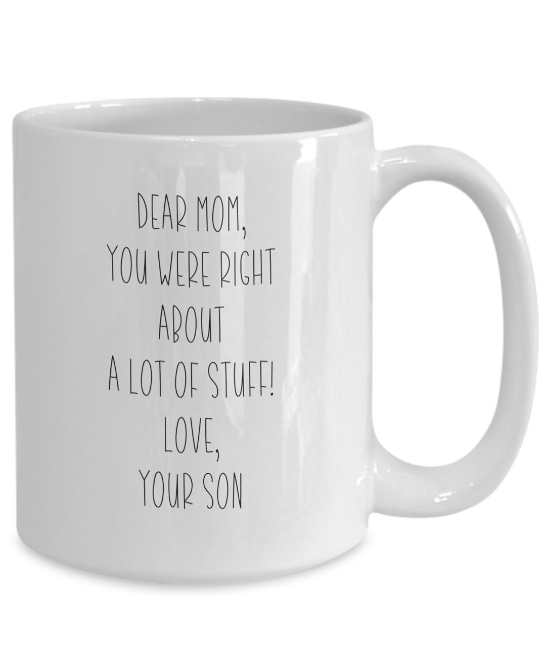 Mom Mug, Mother's Day Mug, Gift for Mom, Gift From Son, Special Mom Mug ...