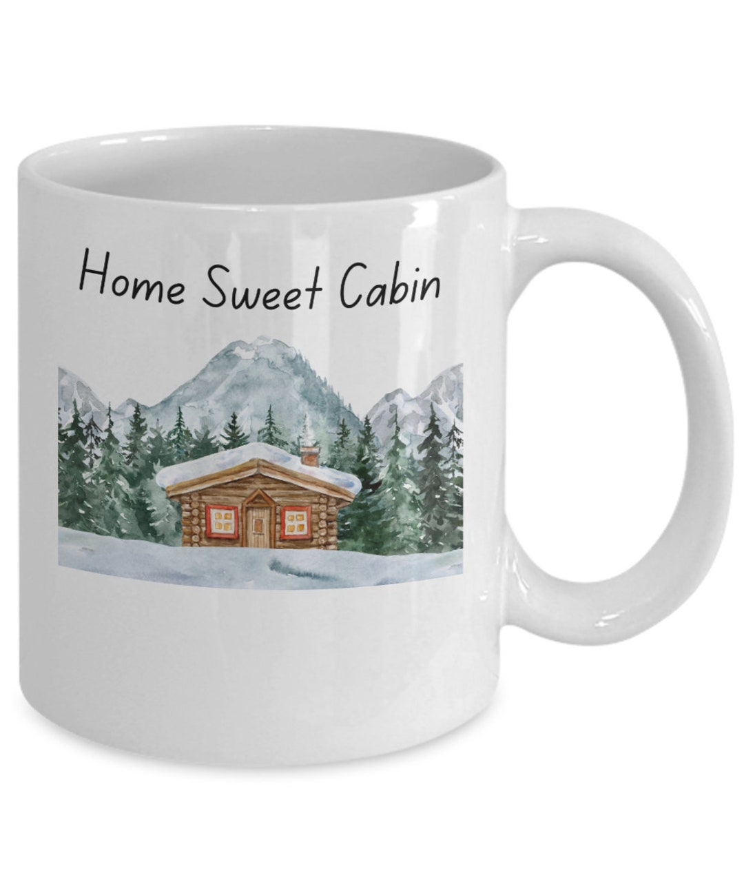 Cabin Mug, Cabin Coffee Mug, Rustic Cabin Gift, Gift for Camper ...