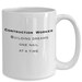 Construction Worker Mug, Builder Gift, Construction Gift, Hard Hat Mug ...