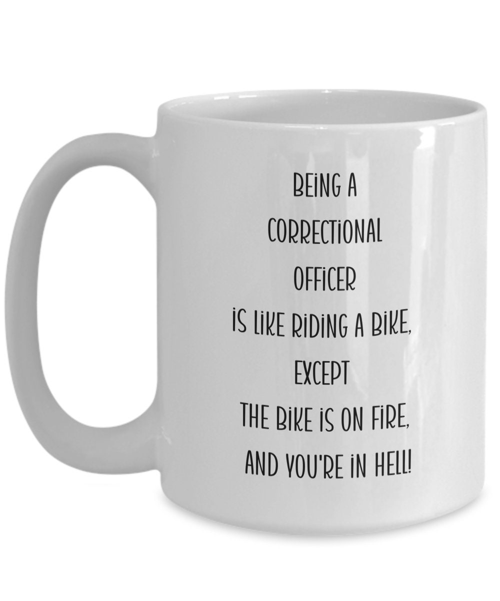 Correctional Officer Mug, Gift for Officer, Law Enforcement Gift ...