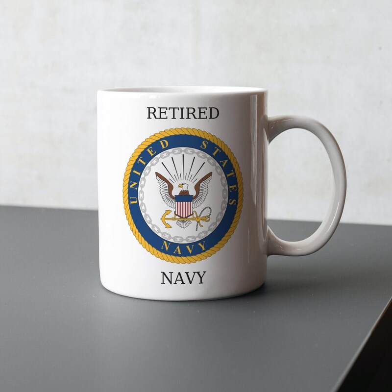 Navy Service Mugs - Etsy