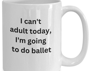Merde Ballet Mug, Ballet Gift, Dancer Gift, Ballerina Humor, Dance ...
