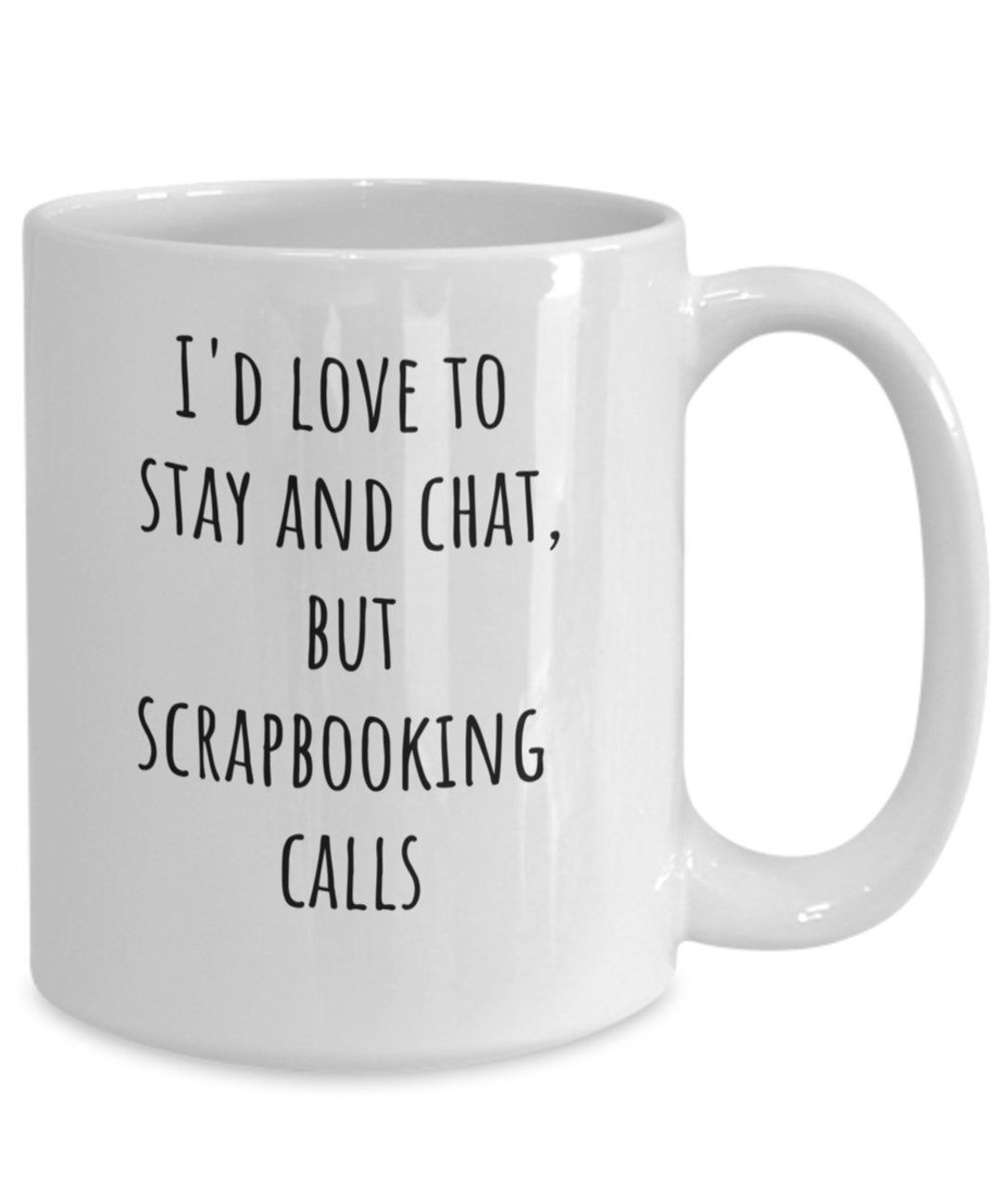 Scrapbooker Gift, Scrapbooking Mug, Gift for Crafters, Crafting Mug ...