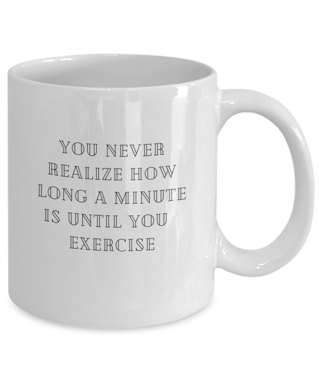 Exercise Mug, Workout Coffee Mug, Funny Gym Gift, Fitness Motivation ...