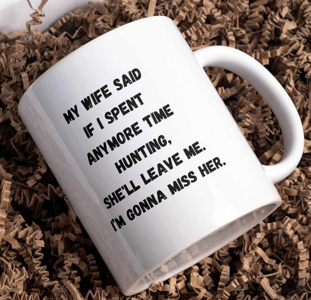 Hunting Mug, Gift for Hunter, Deer Hunting Mug, Hunting Cup, Outdoor ...