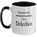 Detective Mug, Gift for Detective, Crime Solver Gift, Mystery Lover Mug ...