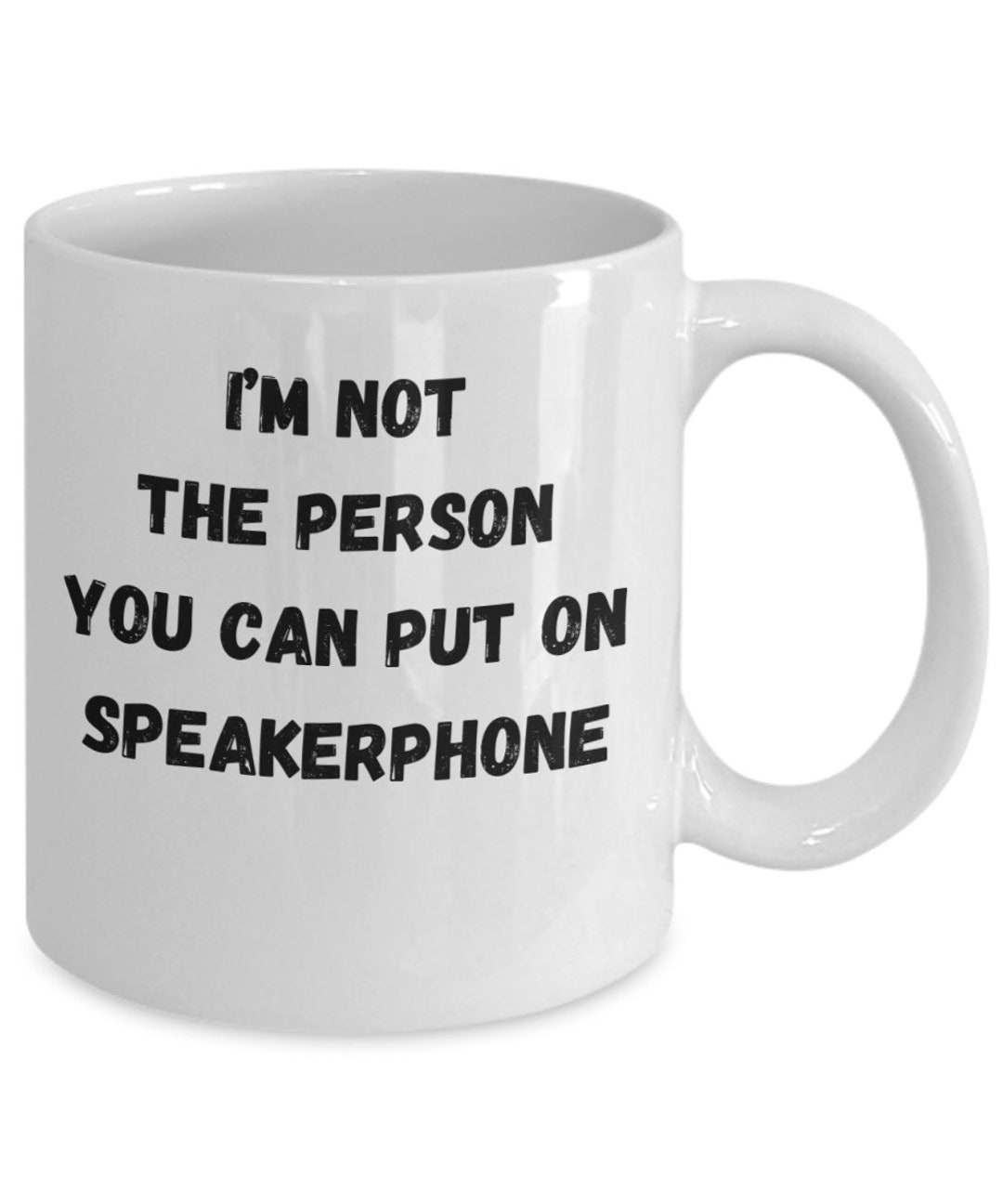 Speakerphone Mug, Funny Coffee Mug, Gift for Friend, Coworker Gift ...