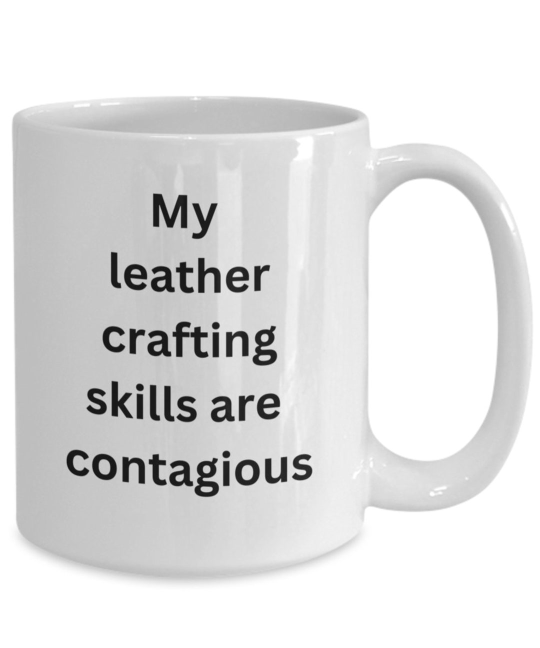 Leather Craft Mug, Gift for Crafter, Leather Work Gift, Leather Artisan ...