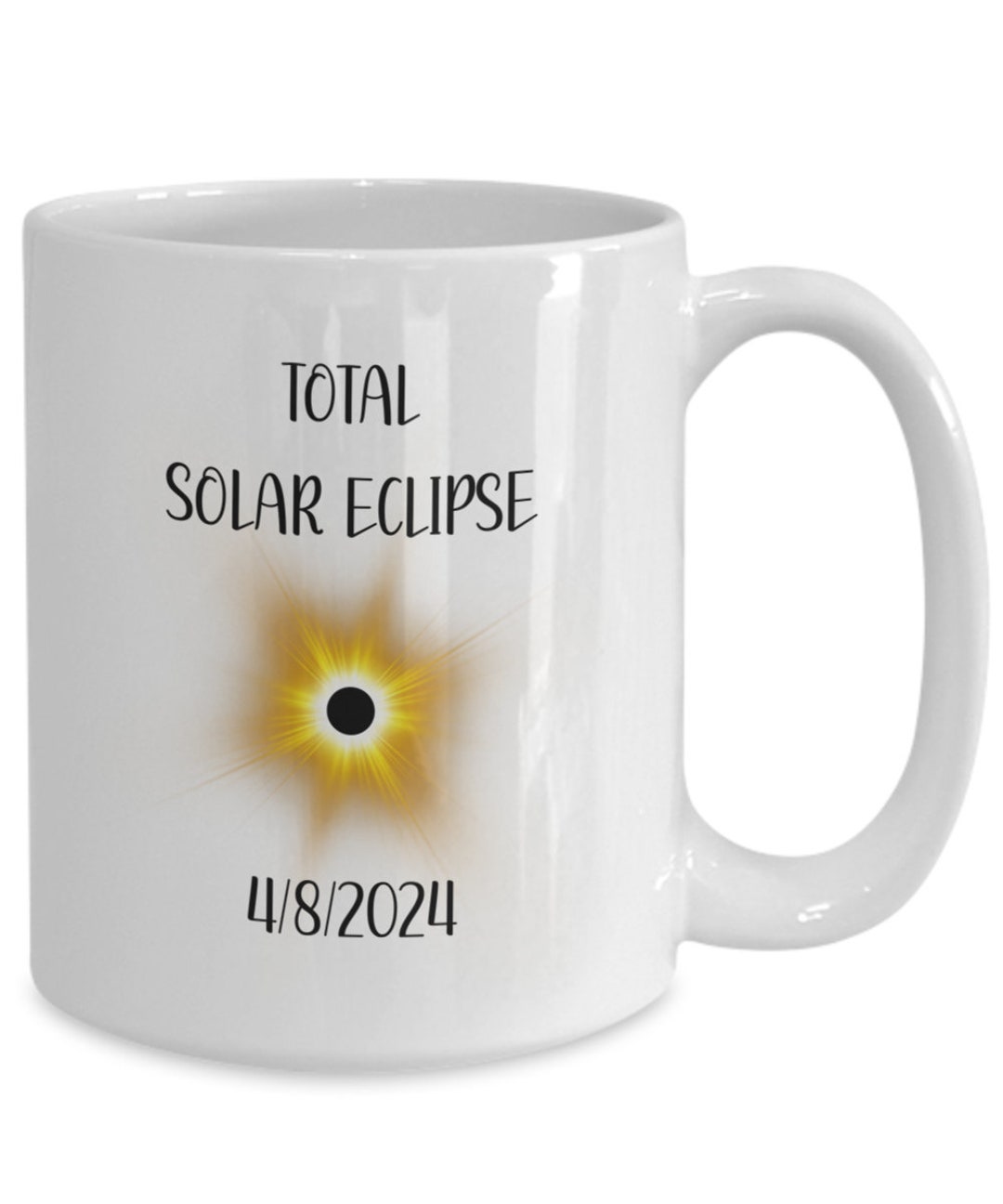 Solar Eclipse Mug, 2024 Eclipse Mug, Astronomy Gift, Space Lover Gift ...