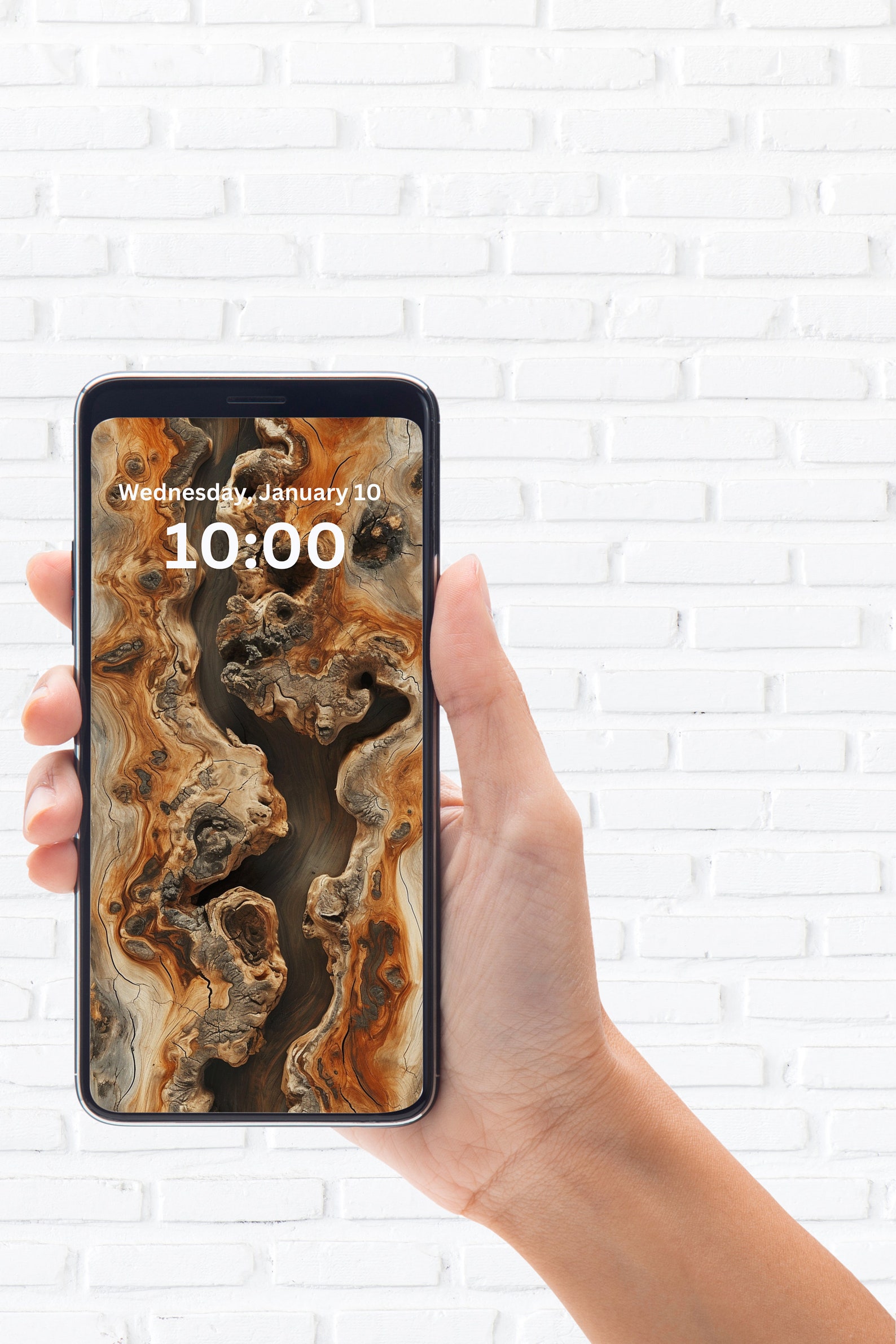 Bidtheewell iPhone Masculine Wood Aesthetic Wallpaper Bundle for iPhone ...