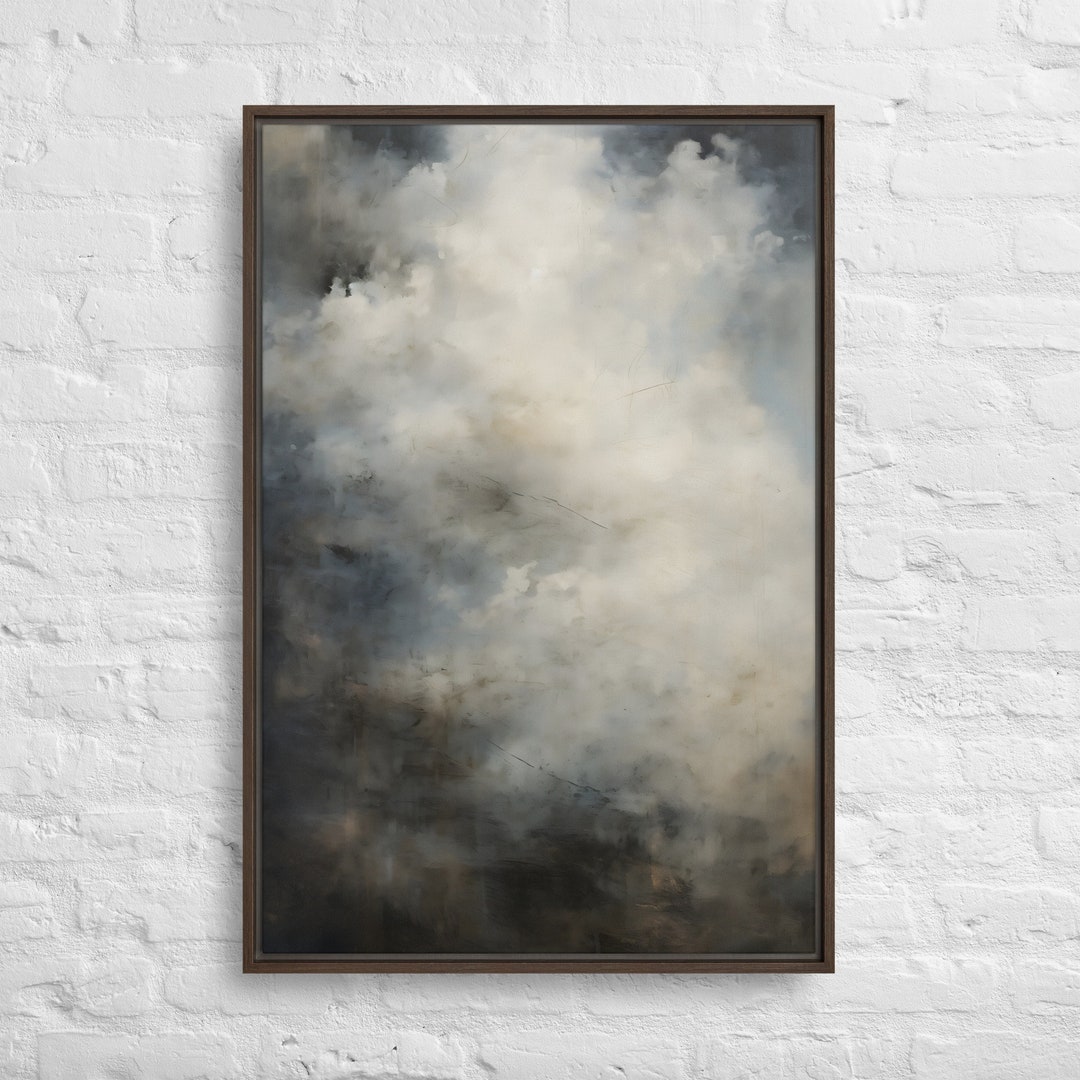 Bidtheewell Whisper of a Storm Framed Wall Art Print Abstract Cloud ...