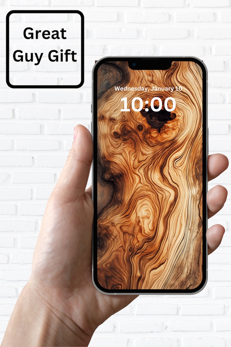 Bidtheewell iPhone Masculine Wood Aesthetic Wallpaper Bundle for iPhone ...