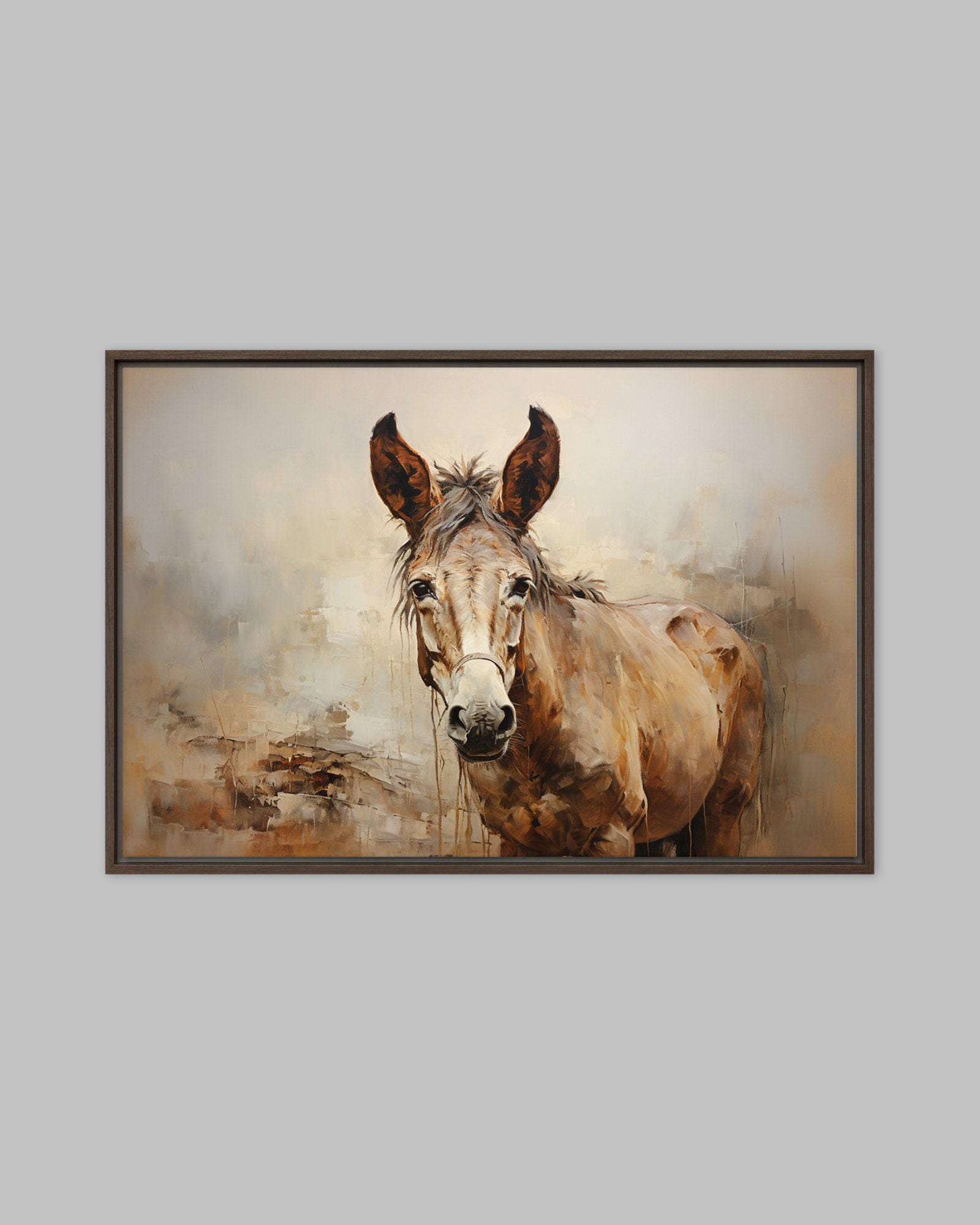 Bidtheewell Mule Framed Wall Art Print Mule Framed Large Gallery Art ...