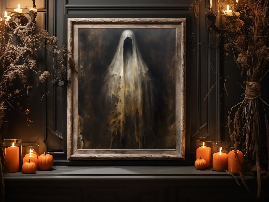 Grim Print Halloween Wall Decor Printable Grim Trendy Wall Decor Fall ...