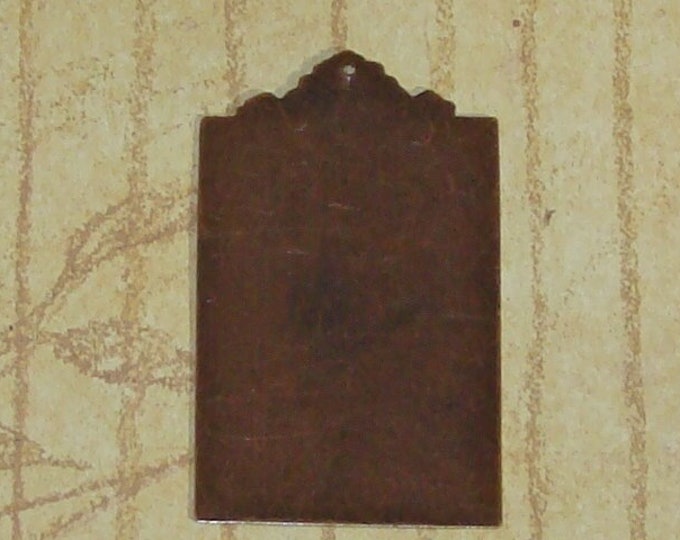 Vintaj Large Ornate Rectangle Blank Tag 53x30mm Pendant for Metal ...