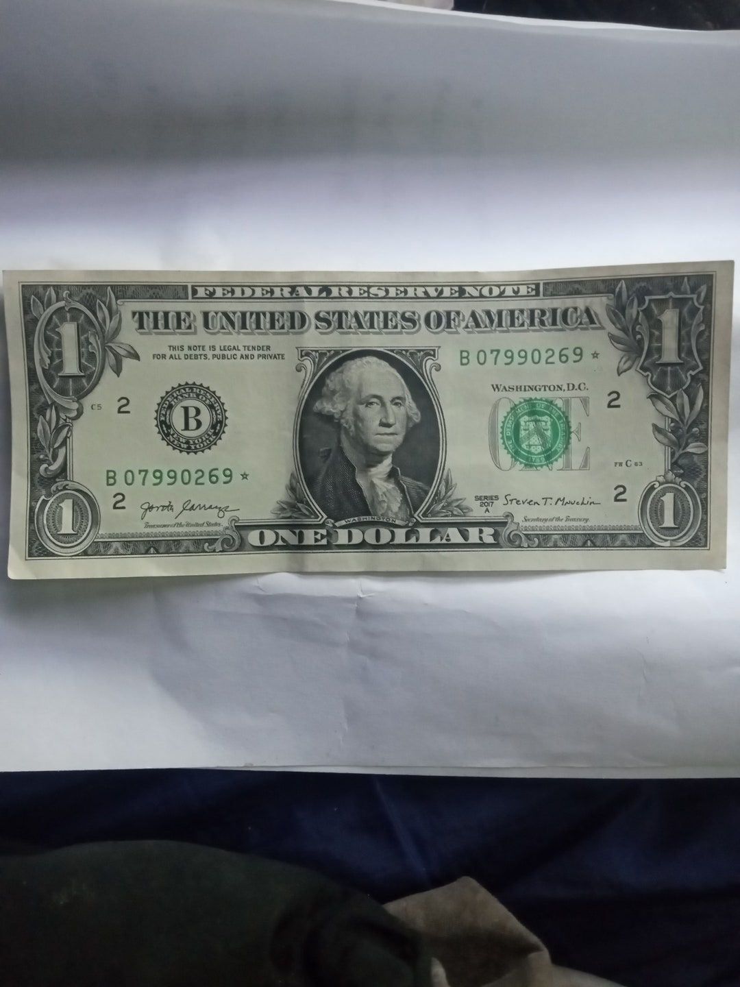 2017B 1 Dollar Star Note - Etsy