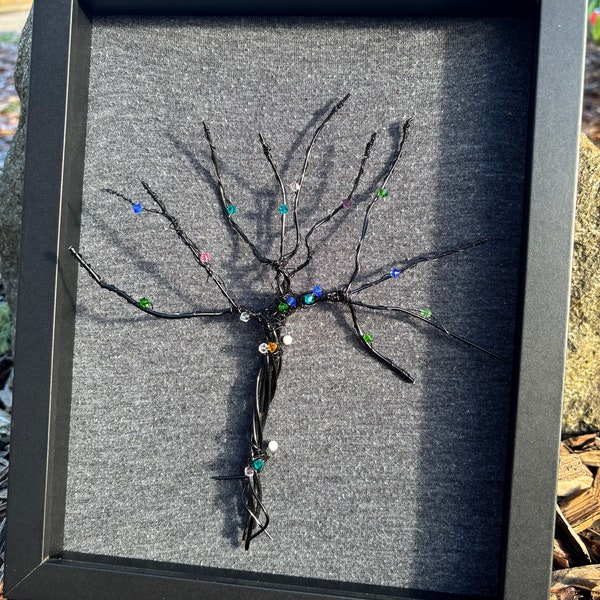 Family Tree Birthstone Wall - Etsy