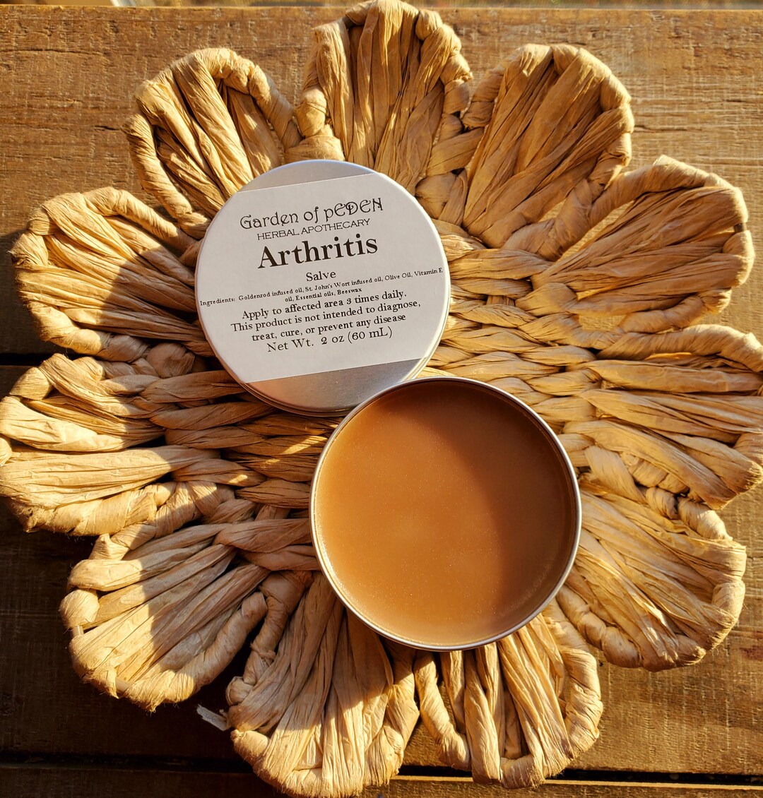 Arthritis Salve| St. John's Wort, Goldenrod | Herbal Balm | Healing ...