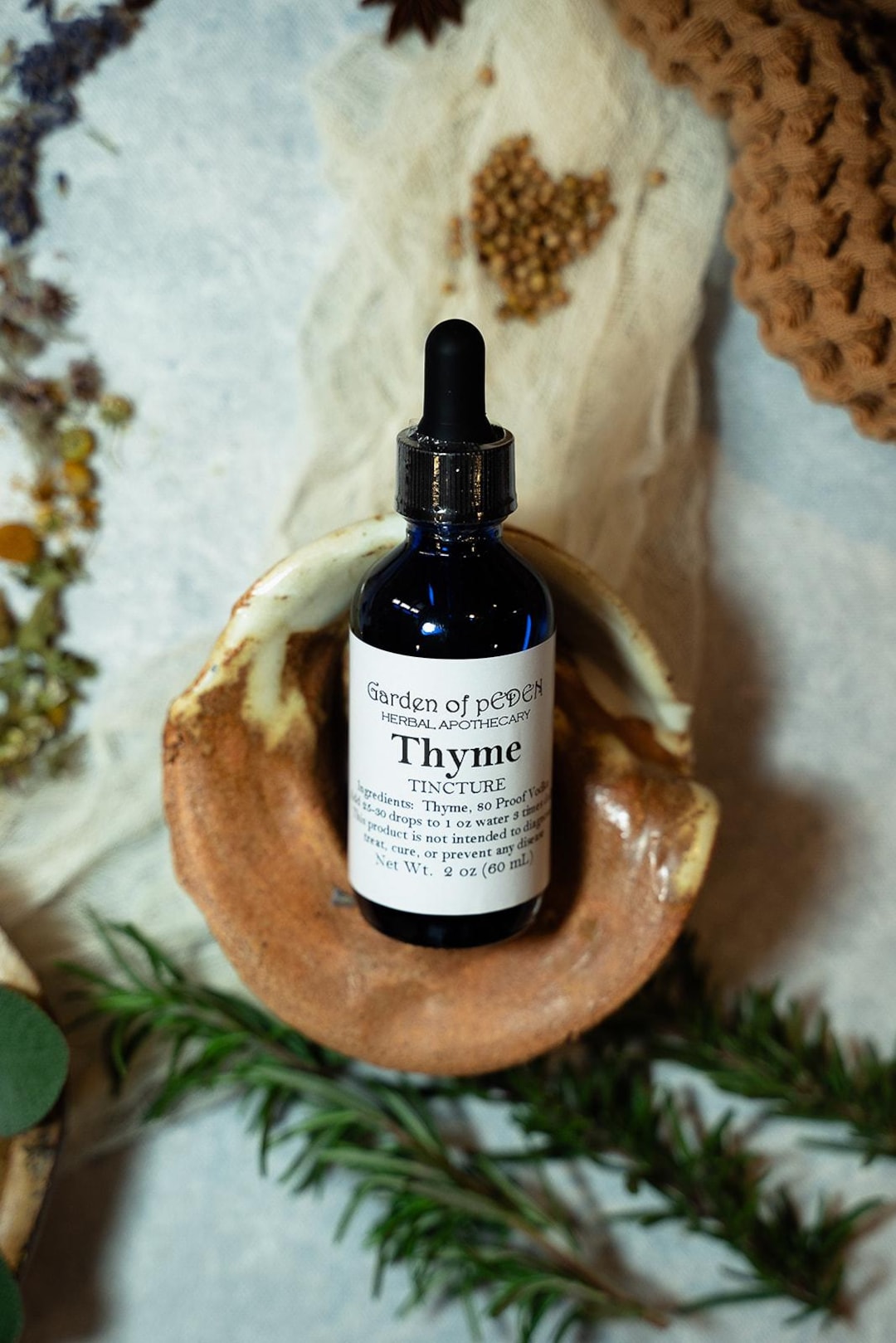 Thyme Tincture, Organic Thyme, Organic Thyme Extract, Herbal Tincture ...