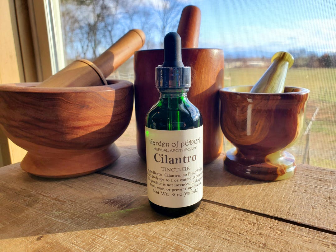 Cilantro Tincture | Coriandrum Sativum | Organic Herbal Extract ...