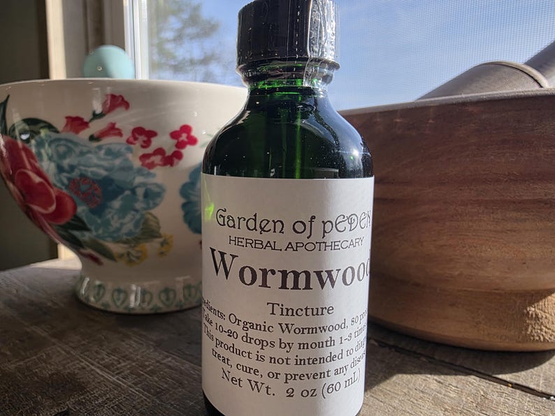 Wormwood Tincture | Artemisia Absinthium | Organic Herbal Extract ...