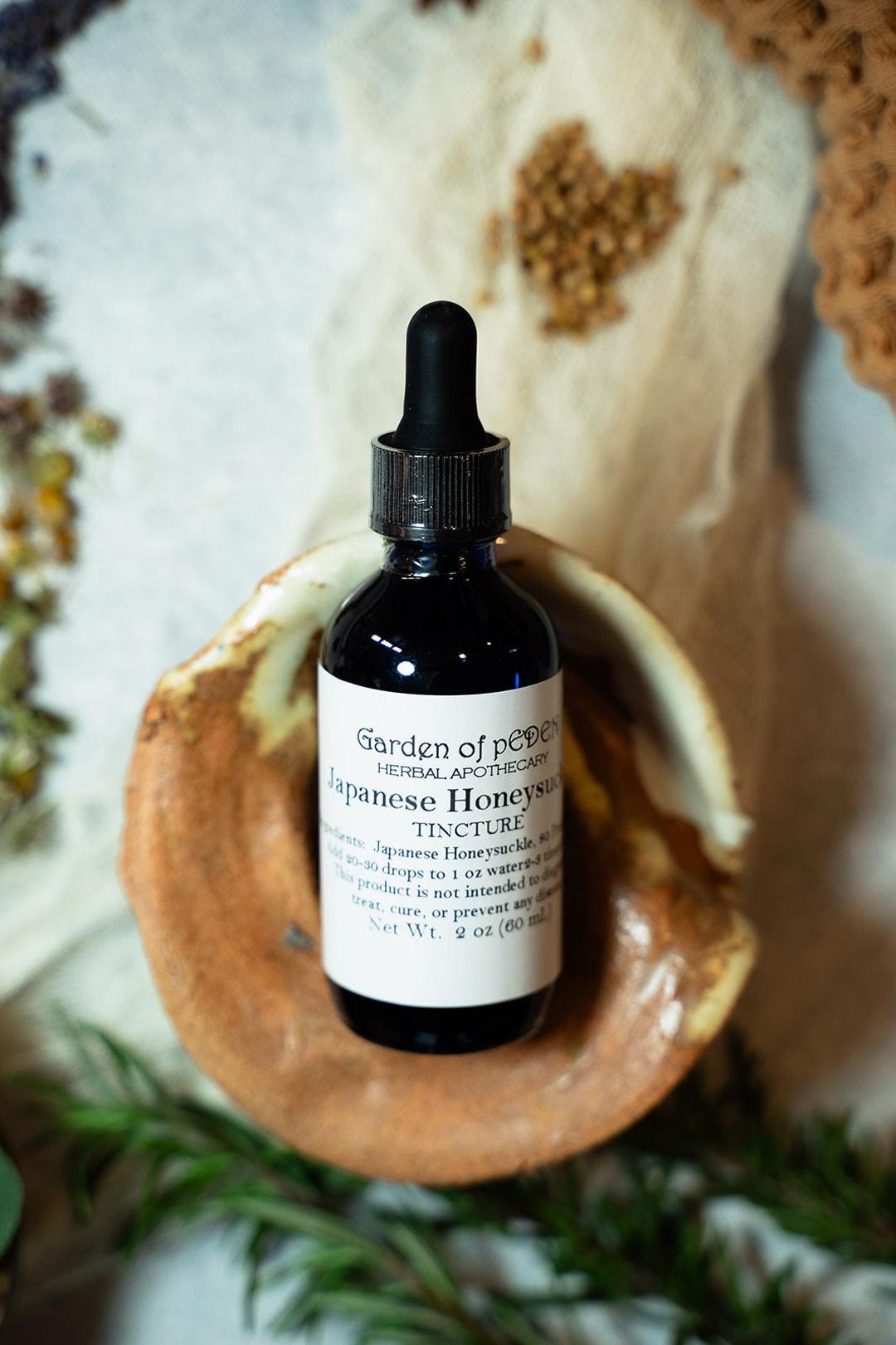 Japanese Honeysuckle Tincture | Lonicera Japonica| Organic Herbal ...