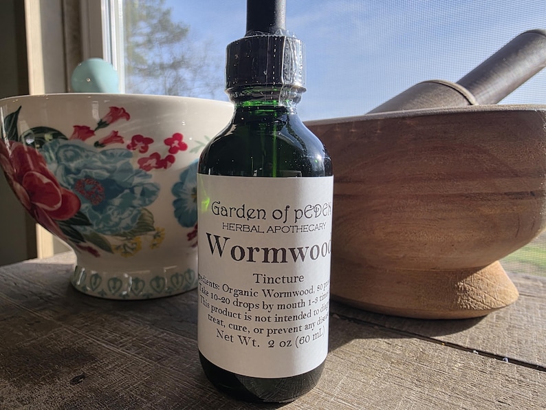 Wormwood Tincture | Artemisia Absinthium | Organic Herbal Extract ...