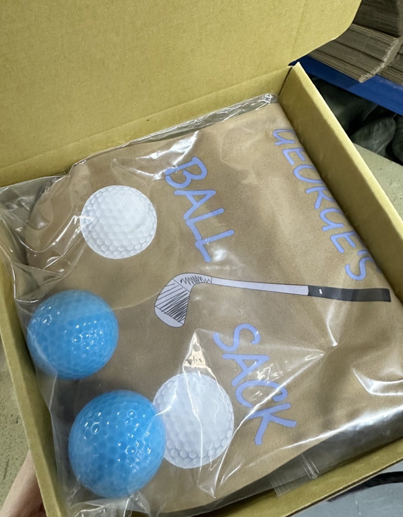 Personalized Name Golf Ball Sacks With Golf Ball Set Portable - Etsy ...
